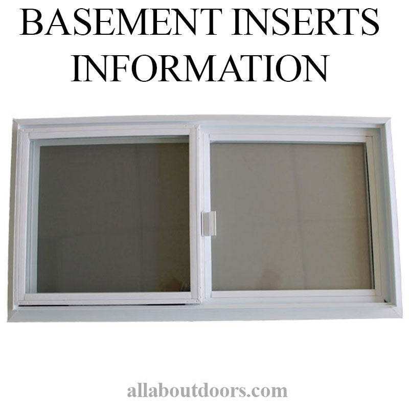 Basement Window Insert Information – Door and Window Parts