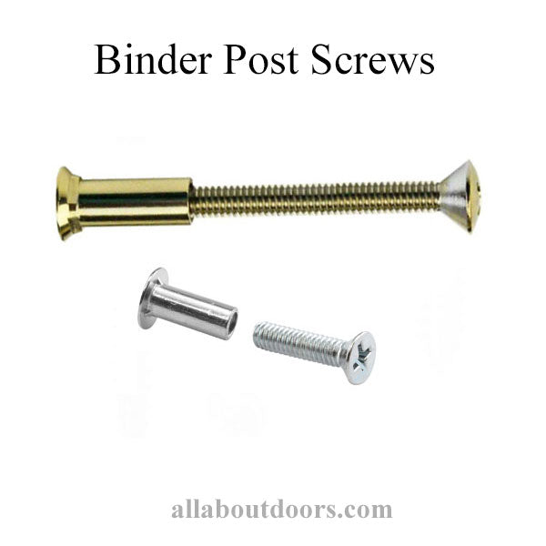 Binder Post Screws – Door and Window Parts