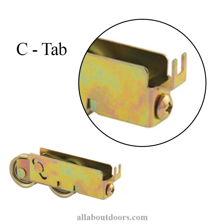 C Tab Tandem Rollers – Door and Window Parts
