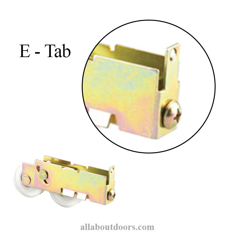 E Tab Tandem Rollers – Door and Window Parts