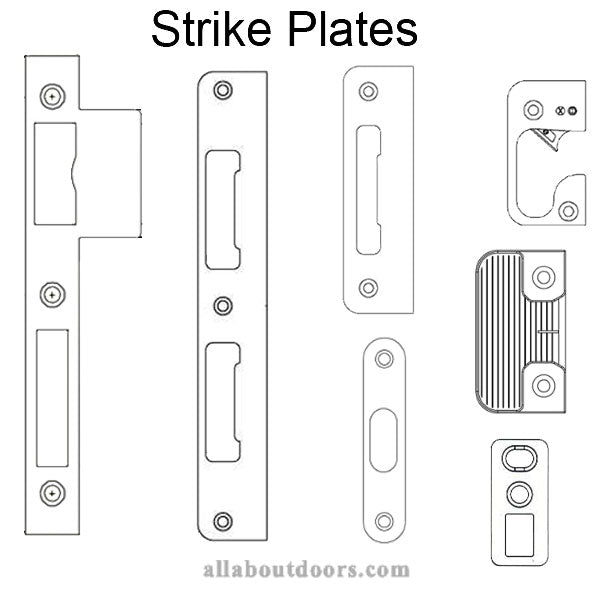 Strike Plates - Shootbolt, Roller, Hook, Tongue, Latch & Deadbolt ...