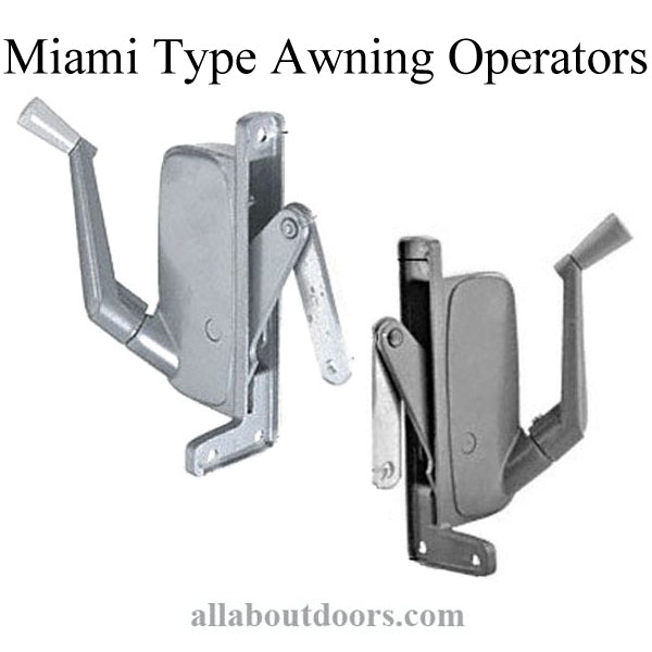 Miami Type Awning Operators, Metal Window – Door and Window Parts