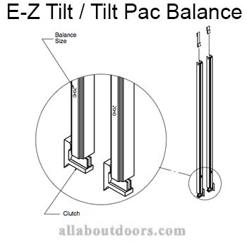 Marvin E-Z Tilt & Tilt Pac Window Balance – Door and Window Parts