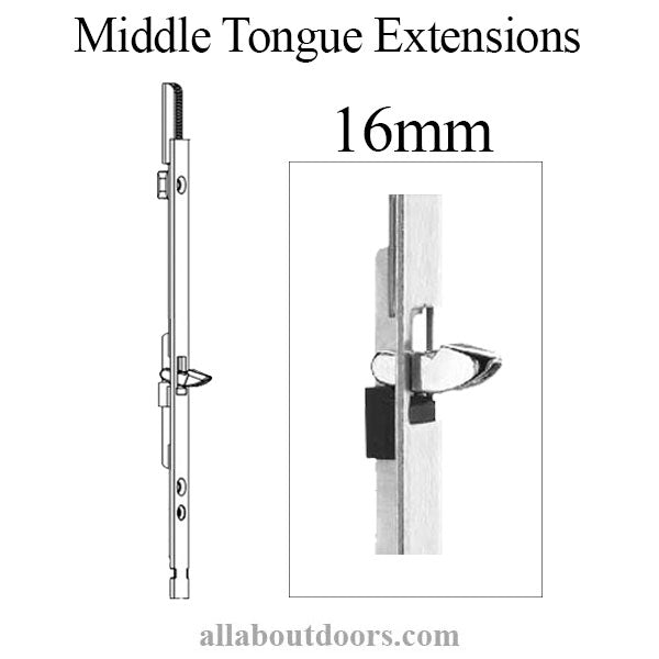 16mm Middle Tongue Extensions – Door and Window Parts