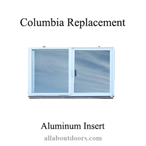 C-310 Basement Insert-Aluminum Dual Pane Glass – Door and Window Parts