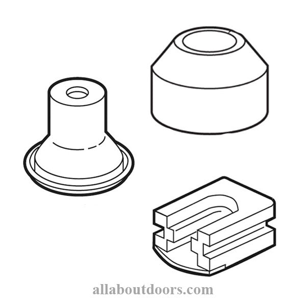 Metal Closet Door Pin Cap Guide – Door and Window Parts