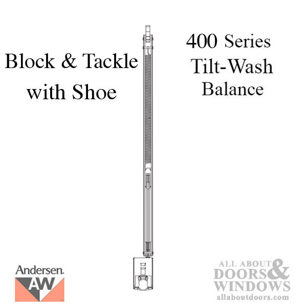 Andersen 400 Series Tilt-Wash Window Balancers – Door and Window Parts