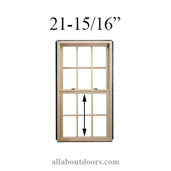 21-15/16" Unobstructed Glass Height – Door and Window Parts