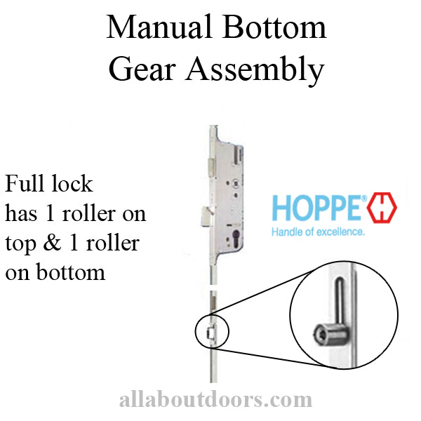 HOPPE 16mm Manual Two Roller Bottom Gear – Door and Window Parts