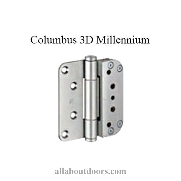 4 x 4 Columbus 3D Millennium Door Hinge – Door and Window Parts