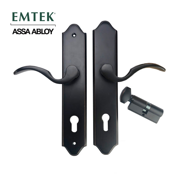 Emtek Euro Cylinder Multipoint Lock Handleset Trim – Door and Window Parts