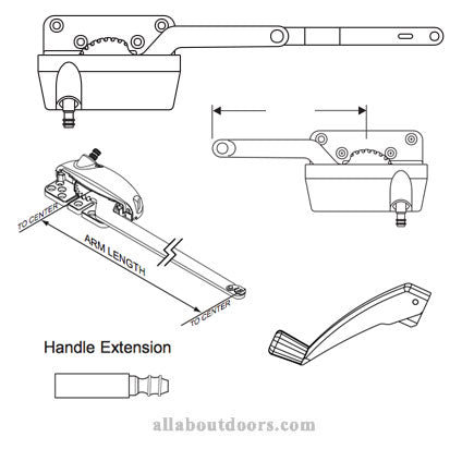 Weather Shield Casement Window Operators – Door and Window Parts