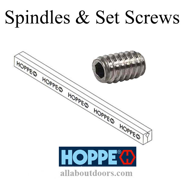 HOPPE Spindles & Set Screws – Door and Window Parts