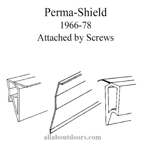 Perma-Shield Gliding Door Weatherstrip (1966-1978) – Door and Window Parts