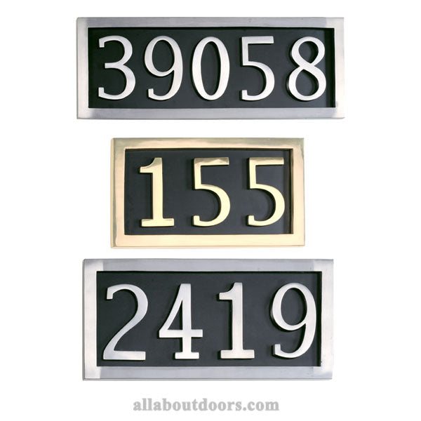 Address Plaques & Numbers – Door and Window Parts