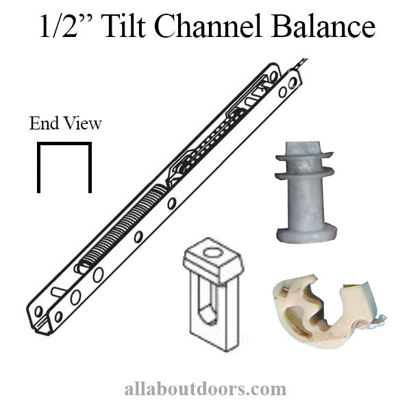 1/2" Channel Balance for Tilt-in Windows – Door and Window Parts
