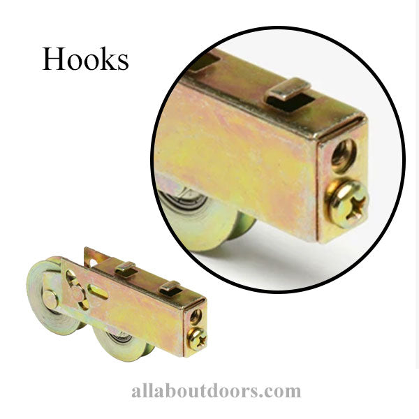 Hook Tab Tandem Rollers – Door and Window Parts
