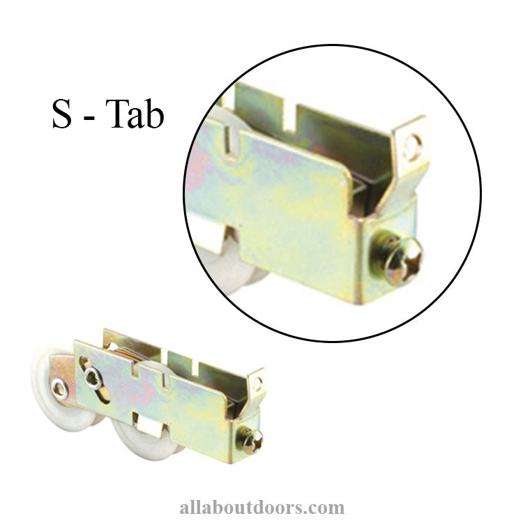 S Tab Tandem Rollers – Door and Window Parts