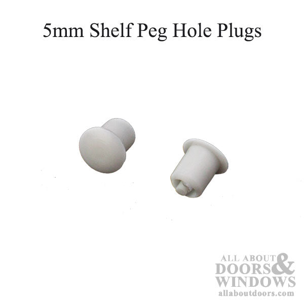 5mm Shelf Peg Hole Plugs - 48 Pack – Door and Window Parts